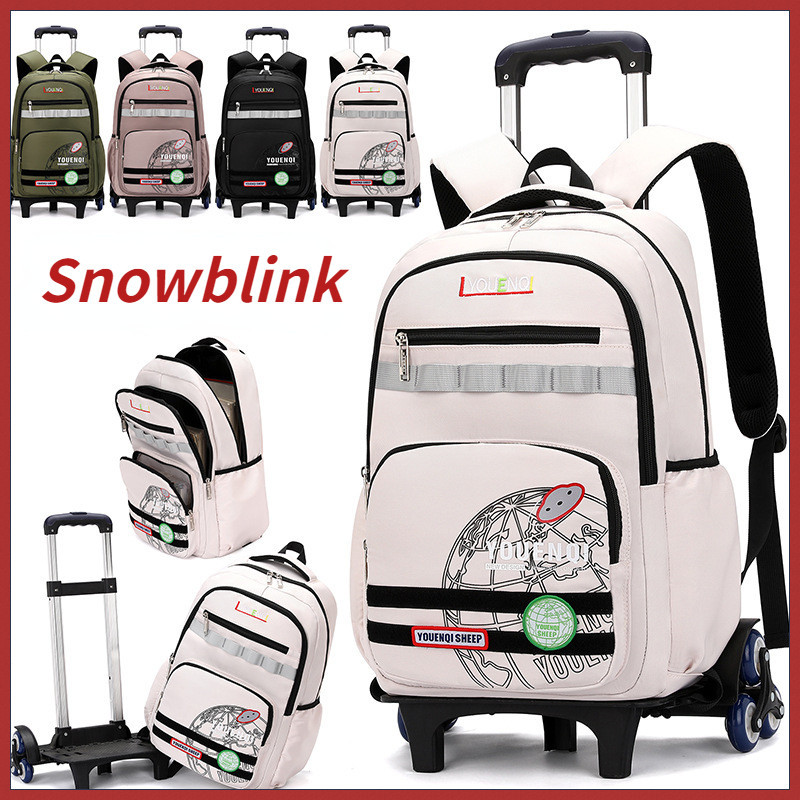 Trolley School Bag for Kids Large Trolley Backpack Shool Bag with 2 ...