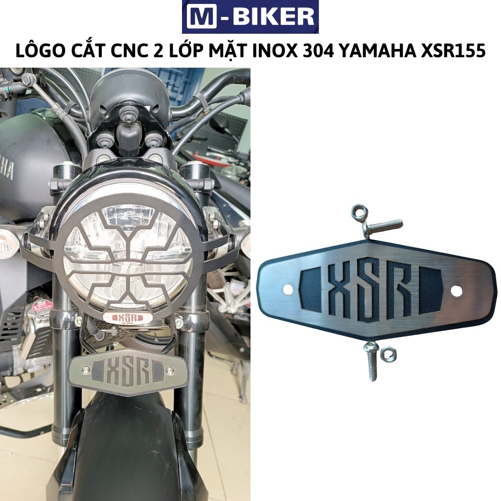Yamaha XSR 155, XS155R - Yamaha XSR155 logo nameplate - Genuine MBiker ...