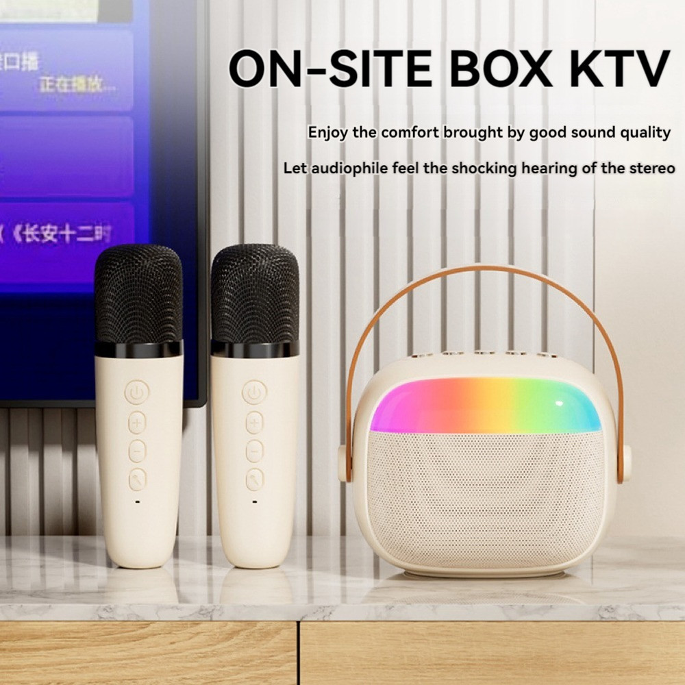 Wireless Bluetooth audio mini handheld microphone singing karaoke ...