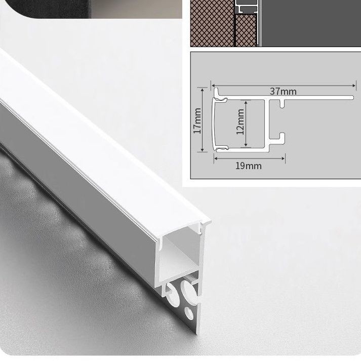 Lamps Aluminum Badge LED Lights Baseboard Corner Line Type Closing ...