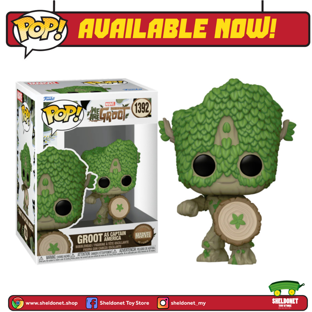 Funko Pop! Marvel: Marvel 85th Anniversary: We Are Groot - Groot as ...