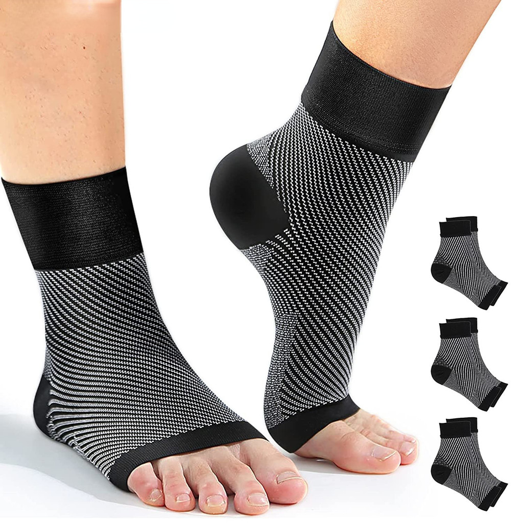1pair Plantar Fasciitis Compression Socks,Arch Support Foot Pain Relief ...