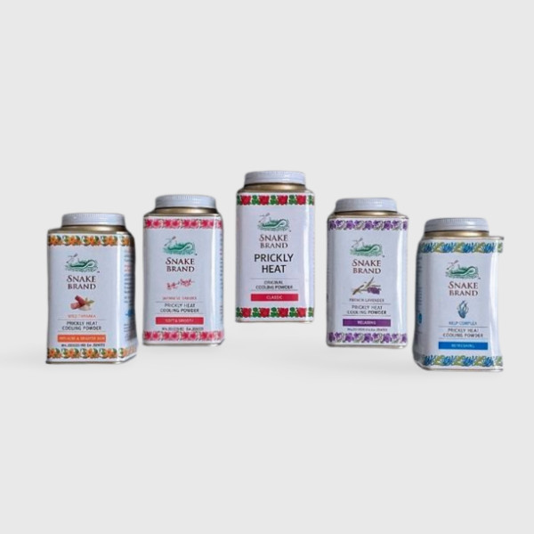 Original 140g Snake Brand Prickly Heat Cooling Powder Classic Lavender ...