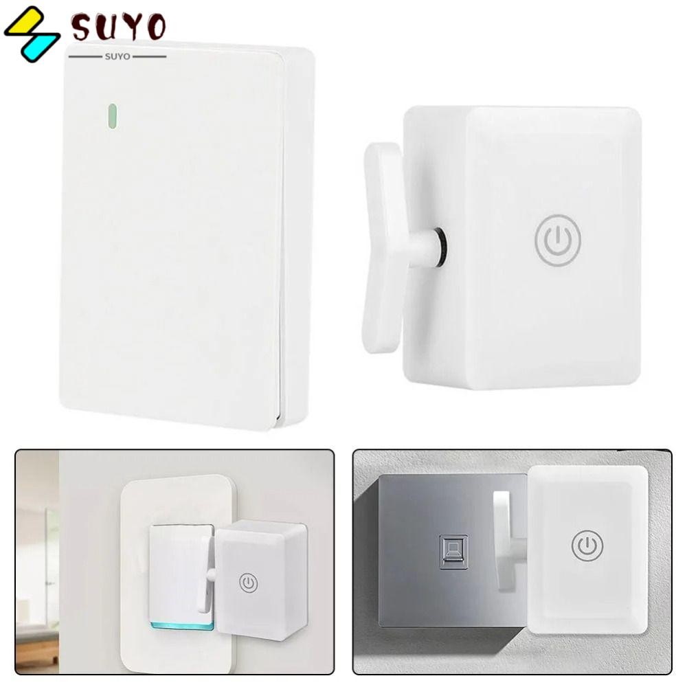 SUYO Wireless Light Button, Rechargeable Infrared/RF Button Pusher ...