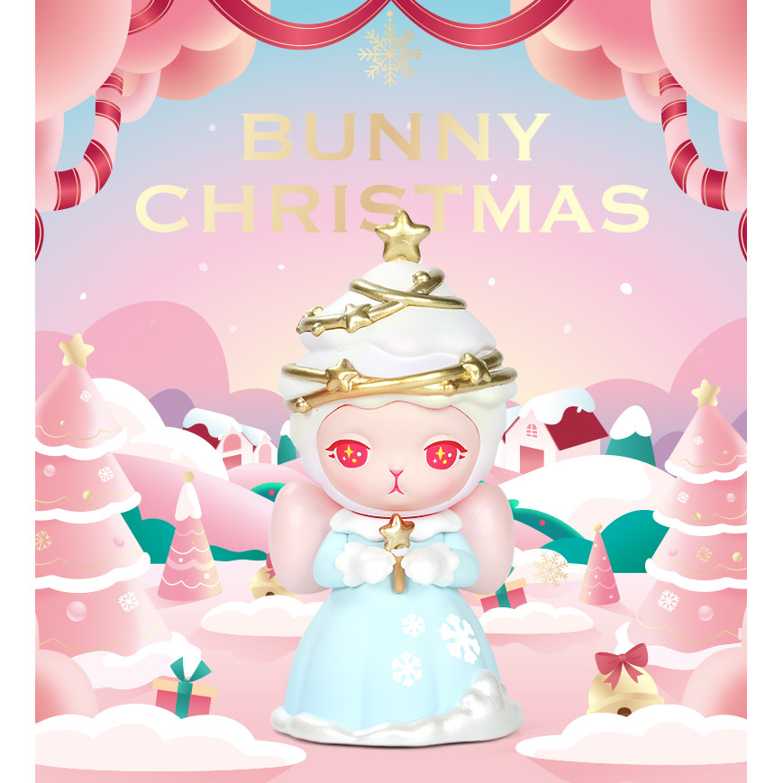 P POPMART POPMART Bunny2019 Christmas Series Trendy Mystery Box Genuine ...