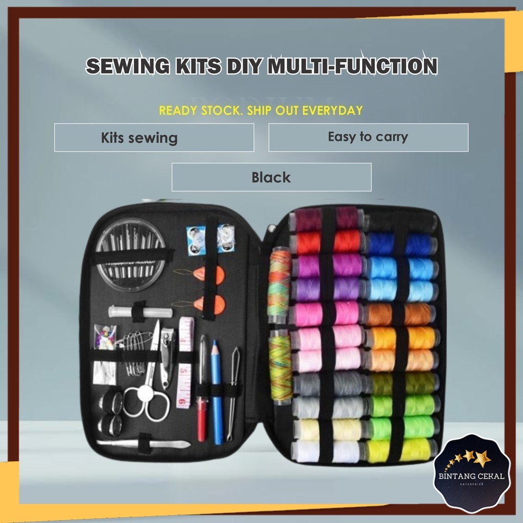 BC All In One Sewing Kit With Case Portable Travel Accessories Kit For ...