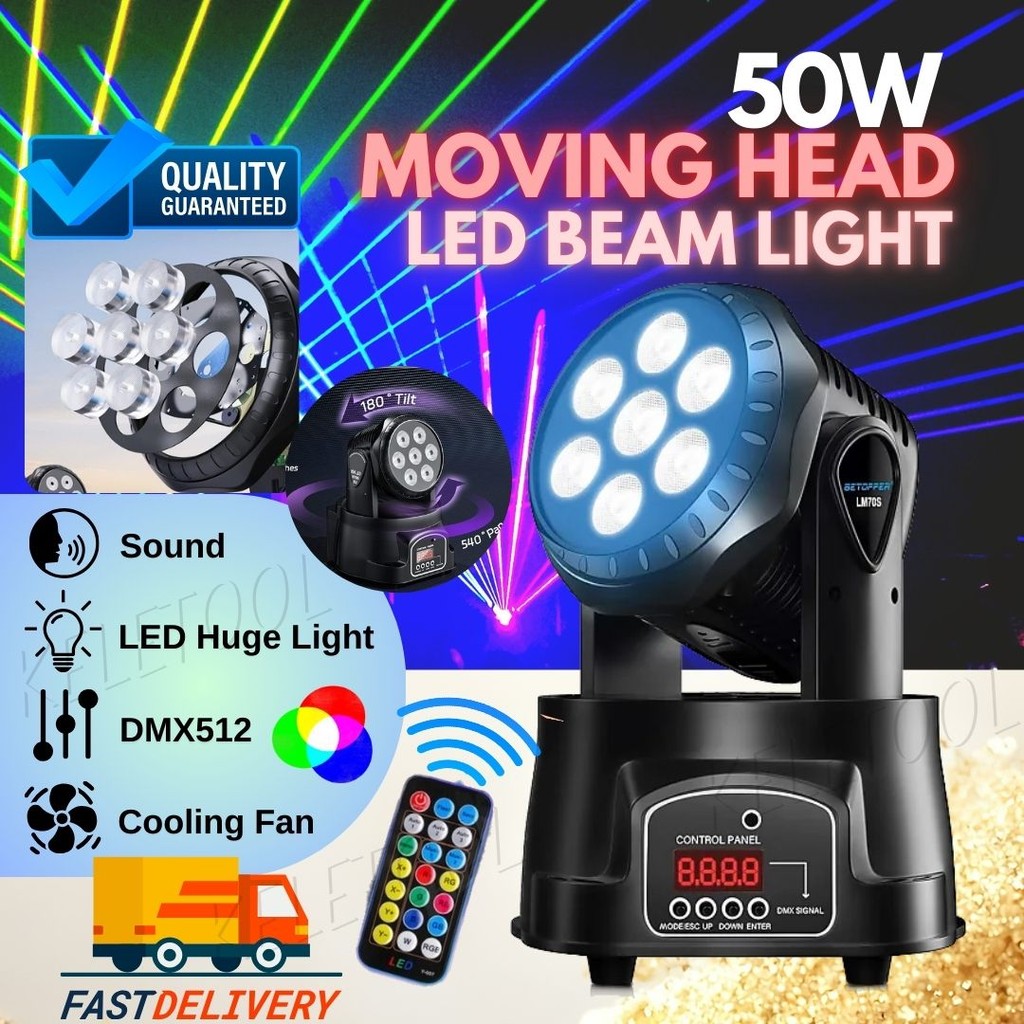 LED Lampu Laser Disco RGBW Stage Light Moving Head Disco Lights Spider ...