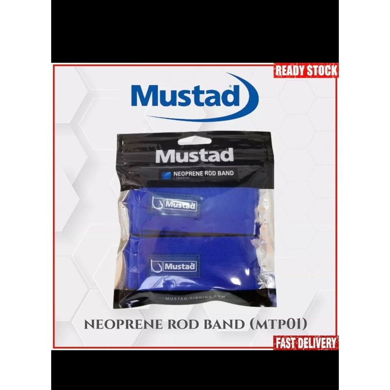 Mustad Neoprene Fishing Rod Band (REF: MTP01) 🔥Ready Stock🔥 100% ...
