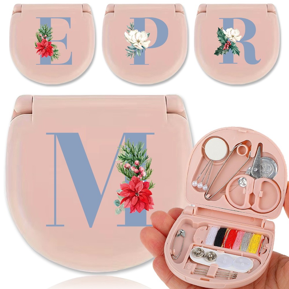 Portable Sewing Set Pack Needle Thread Box Home Stitching Storage Kit