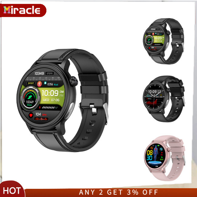 Glory 1.39" Screen Smart Watch IP68 Waterproof Smartwatch With ECG ...