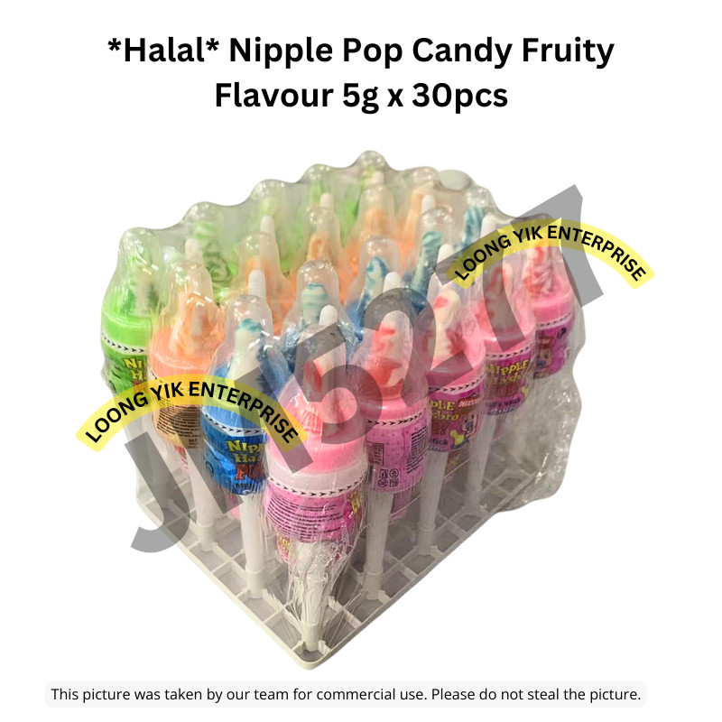 *Halal* Nipple Pop Candy Fruity Flavour 5g x 30pcs | Shopee Malaysia