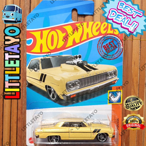 Hot Wheels 64 Chevy Chevelle SS Cream 2024 Hotwheels Muscle Car ...