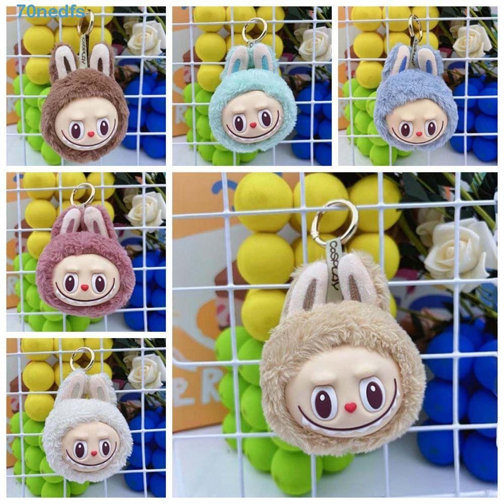 NEDFS Labubu Enamel Face Keyring, Decor Backpack Charms Labubu Doll ...