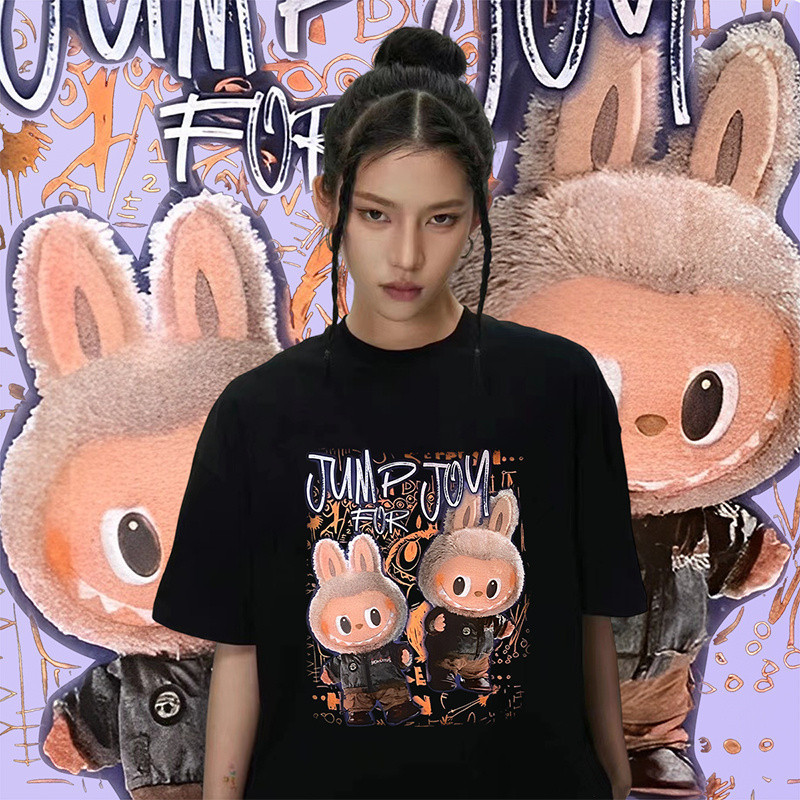 Pop Mart Inspired Labubu T-Shirt Unisex Premium Cotton Short Sleeve ...