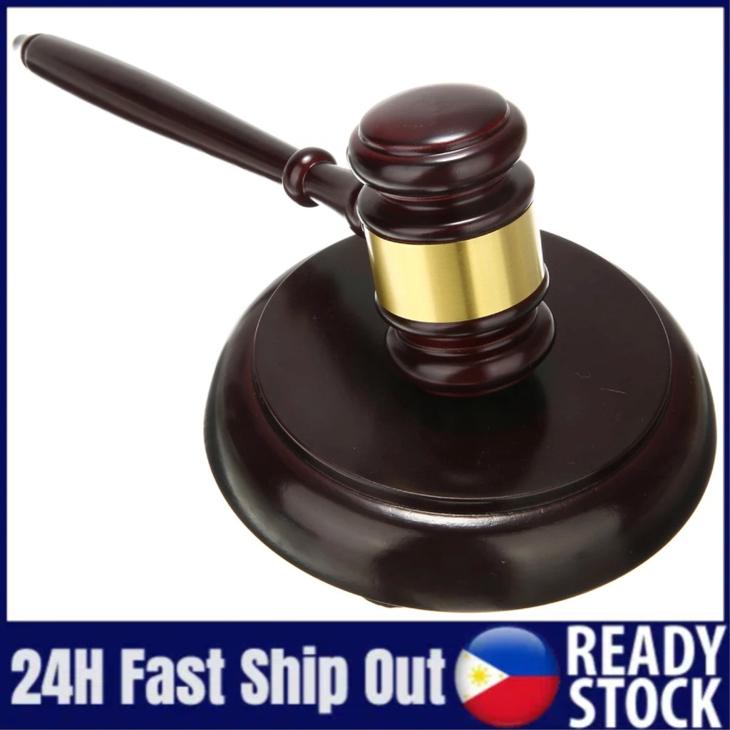 1 Set Judge's Gavel Judge's Hammers Auction Hammer with Sound Block ...