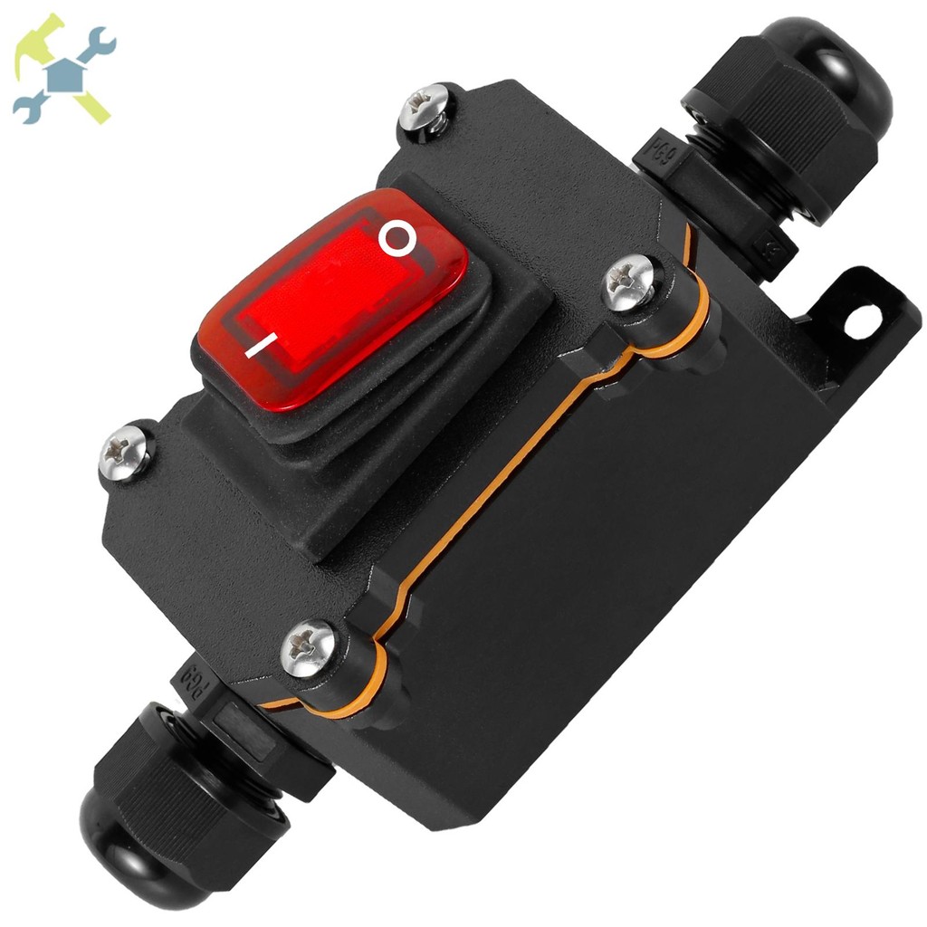 Inline Cord Switch 30A 220V IP65 Waterproof Power Cord Toggle Switch ...