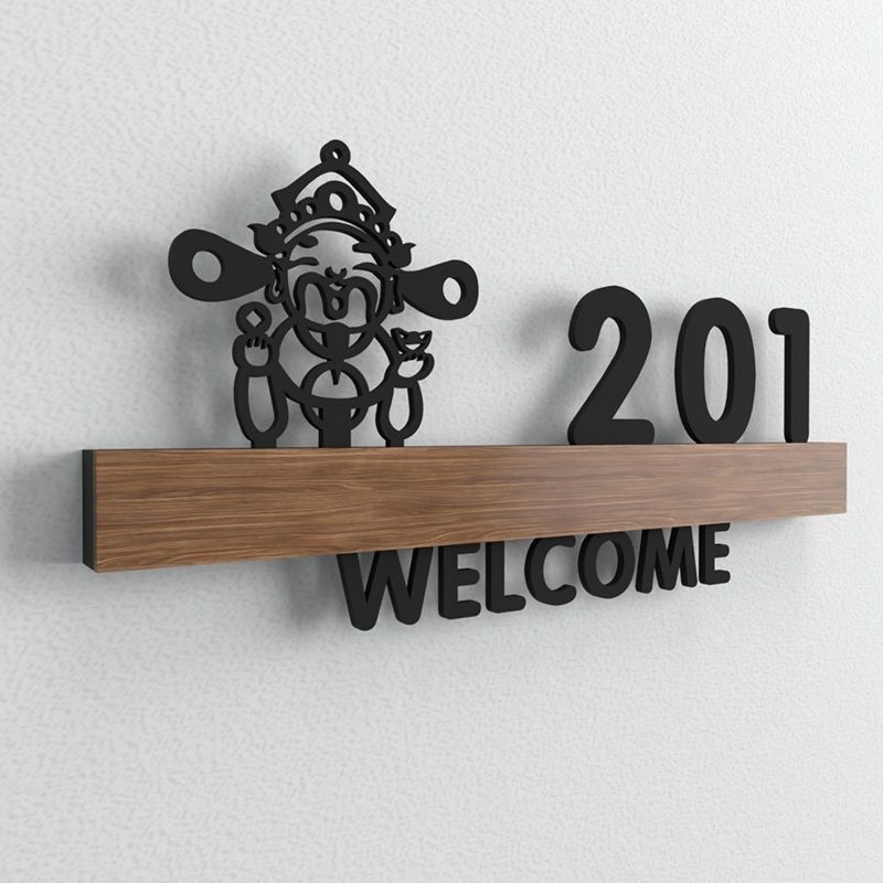 House number House number plate Unit number Acrylic Household Solid ...