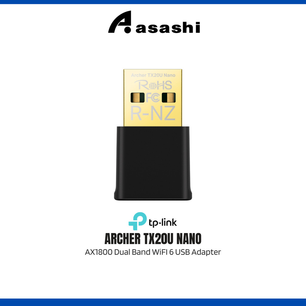 TP-Link Archer TX20U Nano AX1800 Dual Band WiFI 6 USB Adapter | Shopee ...