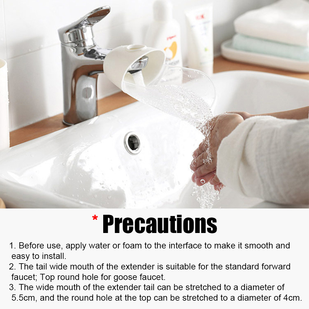 Faucet extension hand sanitizer Sink extender Hand washing aid for ...