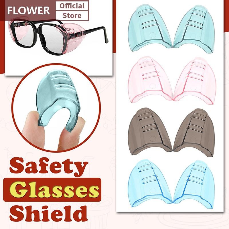 FOF Side Shields for Eye Glasses Slip-On Safety Glasses Flexible Shield ...