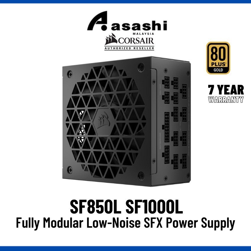 Corsair SF850L SF1000L (ATX3.0) SFX Power Supply - 80+ Gold, Fully ...