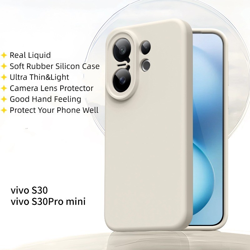 For Vivo S30 Pro Mini S30 Case Luxury Real Liquid Ultra Thin Soft ...