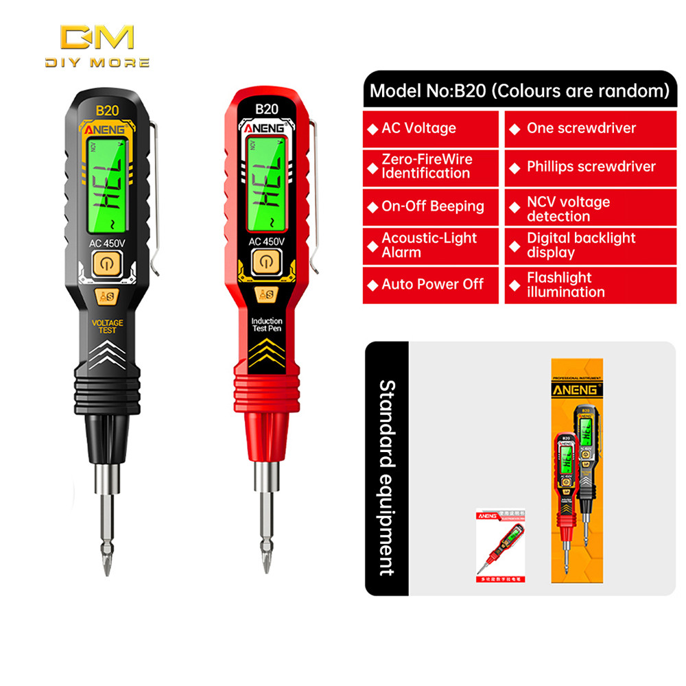 DIYMORE B20 new high-precision voltage measuring pen with ...