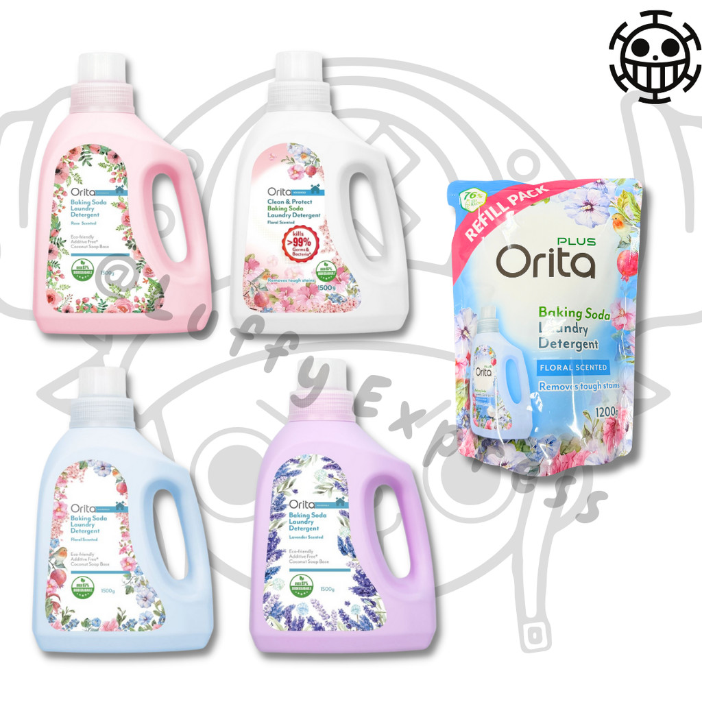 Orita Liquid Detergent Bottle Refill– Baking Soda Formula for Odour ...