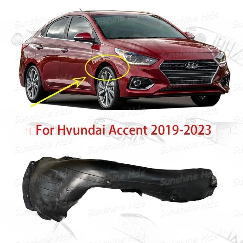For Hyundai accent 2019 2020 2021 2022 2023 Front Fender Liner Inner ...