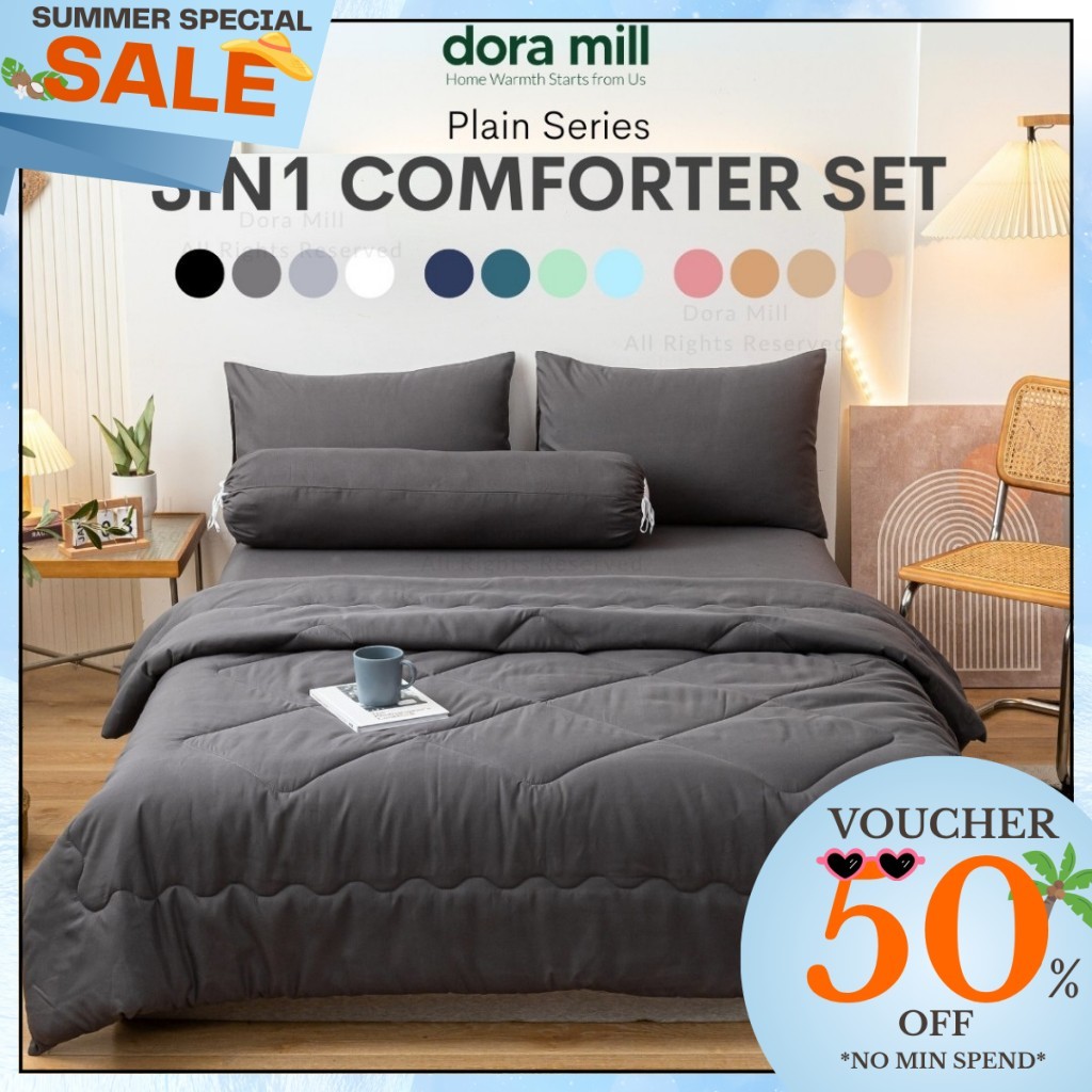 DORAMILL Cadar Queen Cadar Single Cadar Selimut Summer Comforter ...