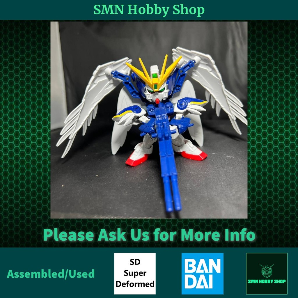 Assembled SDEX Super Deformed EX-Standard Wing Gundam Zero EW Gunpla ...