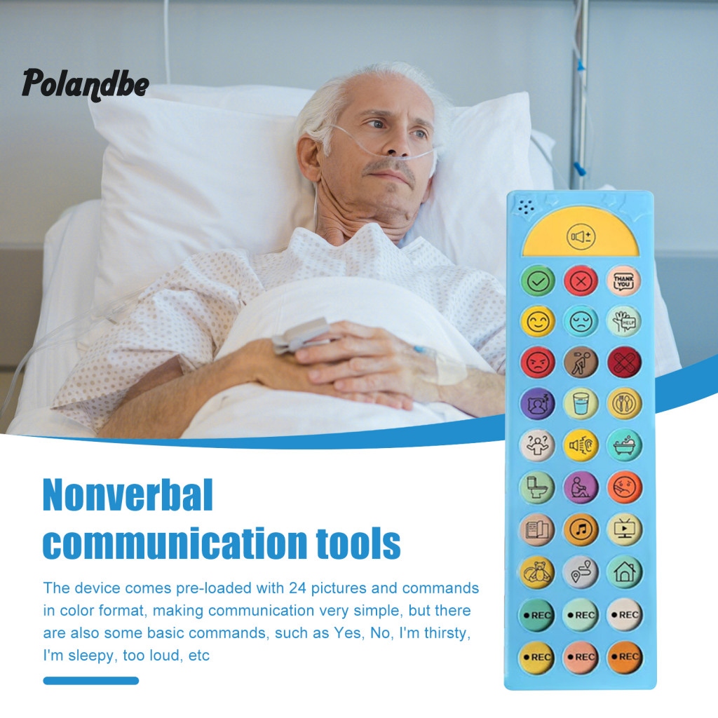 pe Programmable Buttons Aac Device 6-button Aac Communication Device ...