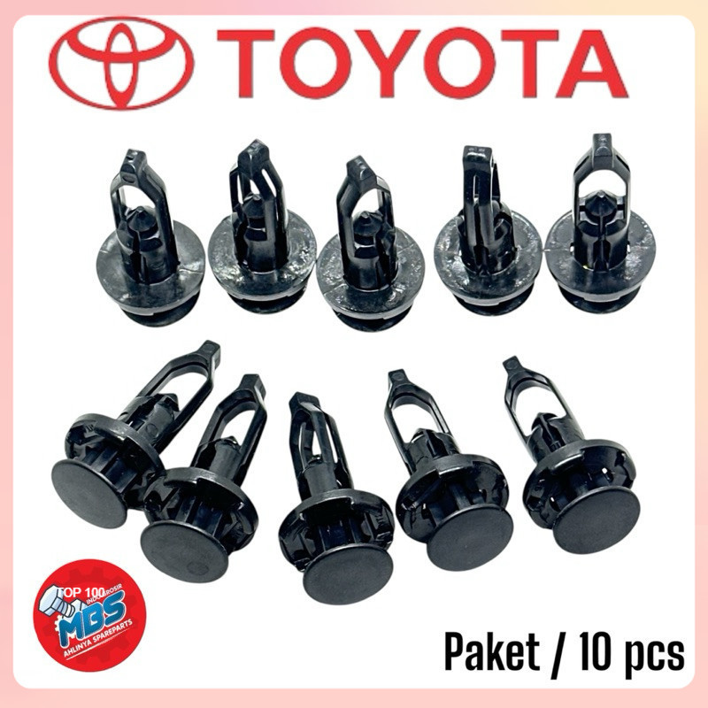 TOYOTA INNOVA BUMPER CLIP BUTTONS - ALTIS - YARIS - FORTUNER | Shopee ...