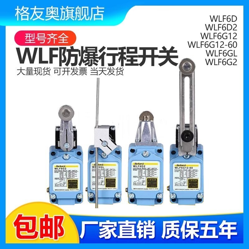 Explosion-proof Stroke Switch Limit Switch WLF6G12 Roller Swing Arm ...