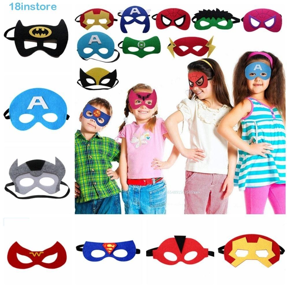 INSTORE Spiderman Felt Masks, Felt Ultraman, Creative Anime Figure ...