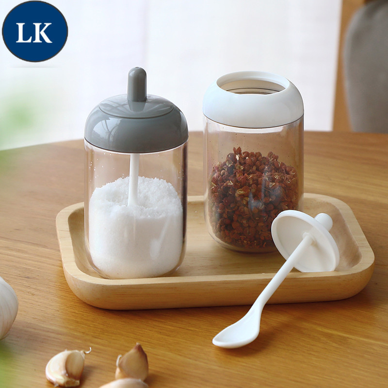 LK Kitchen Plastic Seasoning Bottle / Pepper Can Salt Bottles / Spice ...