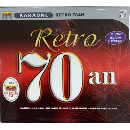 Karaoke Retro 70an 2VCD Pop Melayu Dan Pop Indonesia Cover Version | Shopee Malaysia