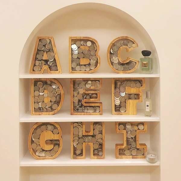 tabung kayu 5000 tabung kayu tabung Celebrity piggy bank surat duit ...