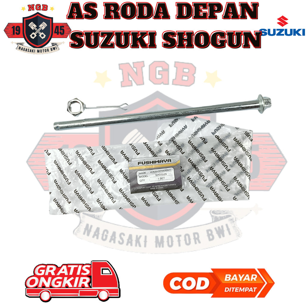Suzuki Shogun Front Axle A Set Of Nuts & Bolts - Shogun Front Axle ...