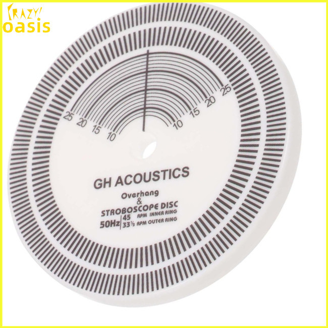 OAS Turntable Strobe Disc Stroboscope Disc Tests Professional LP ...