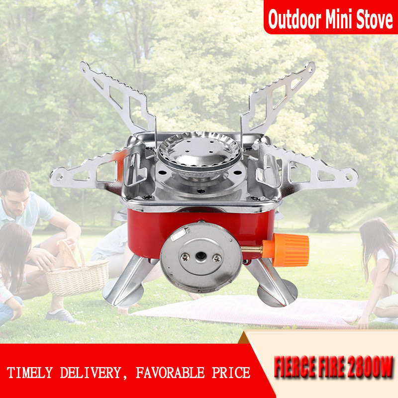 Mini Gas Stove Camping Stove Burner Portable Card Type Stove Outdoor ...
