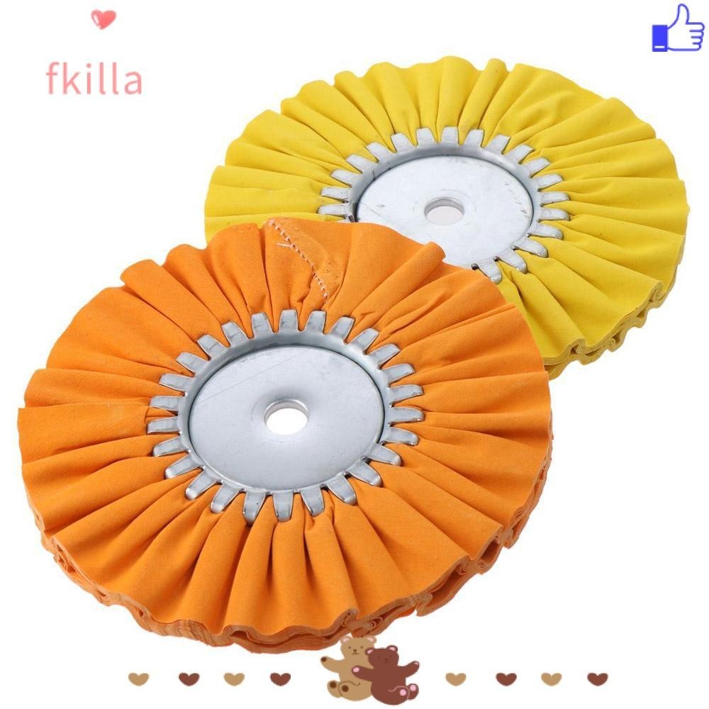 FKILLA1 4Pcs Airway Buffing Wheel, 8" in Diameter 5/8" in Arbor Hole ...