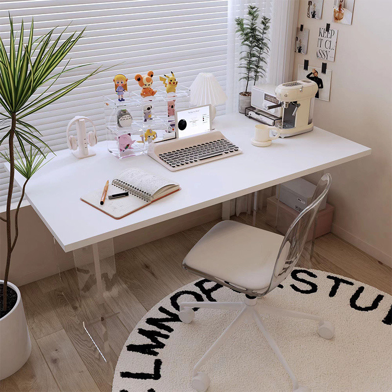 Light Luxury Modern Suspension Desk Simple Desktop Household Acrylic ...
