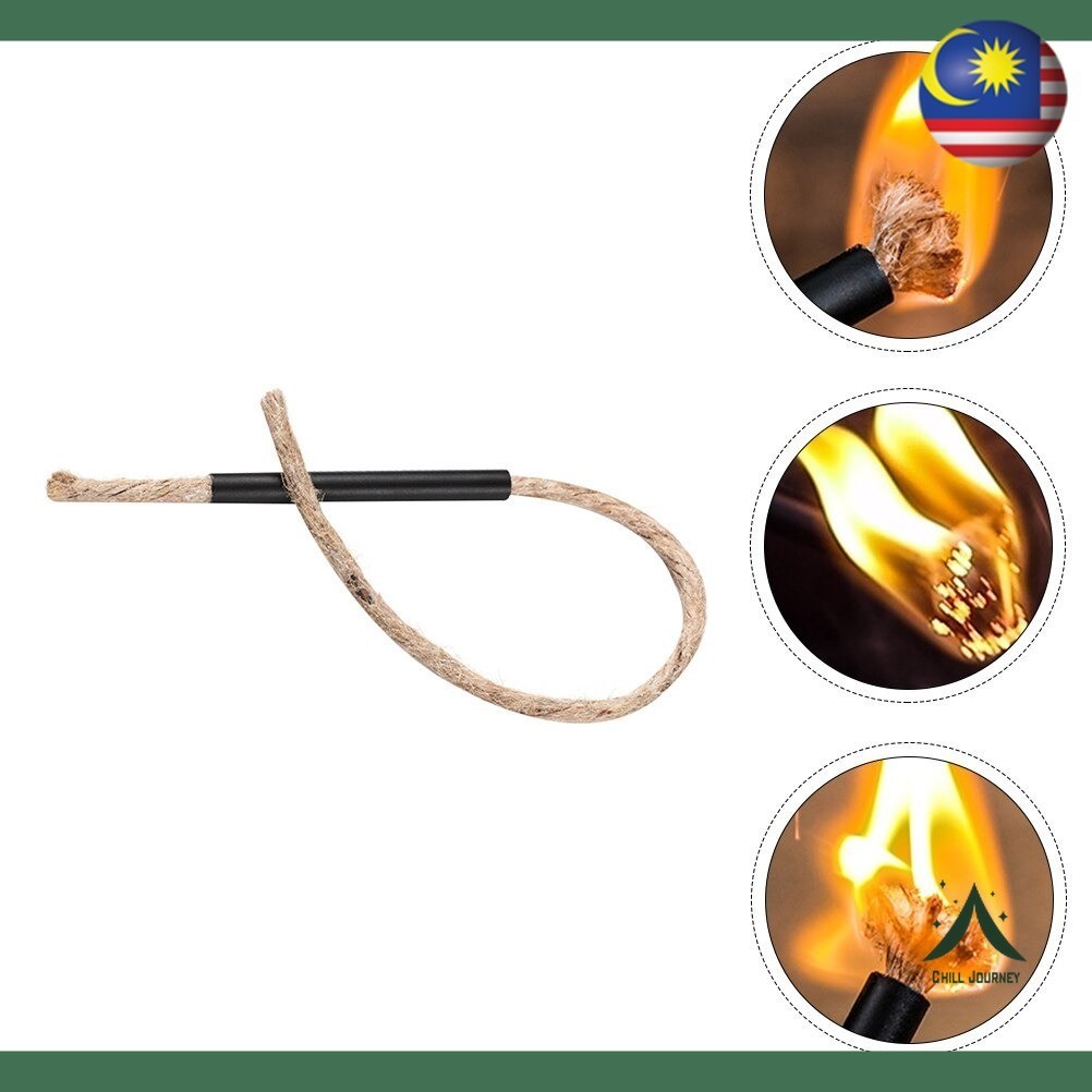 Chill Journey Tinder Rope Fire Starter Steel holder Lighter Wick ...