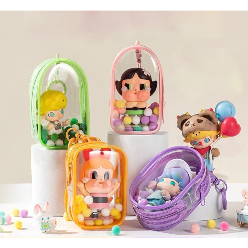 Pop Mart popmart crybaby Bubble Mart Walking Baby Bag PVC bag | Shopee ...