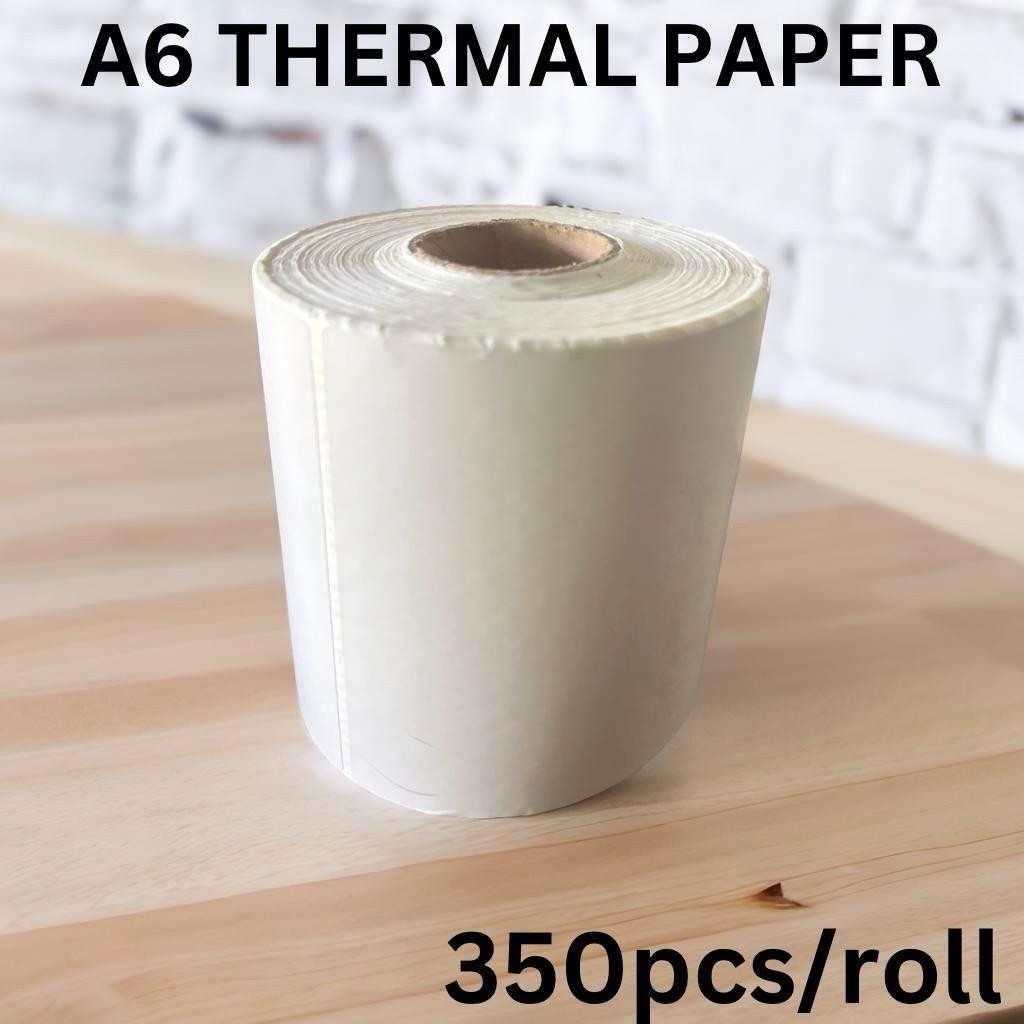 Thermal Sticker A6 Paper Roll Fold Stack Airway Bill Sticker Thermal ...