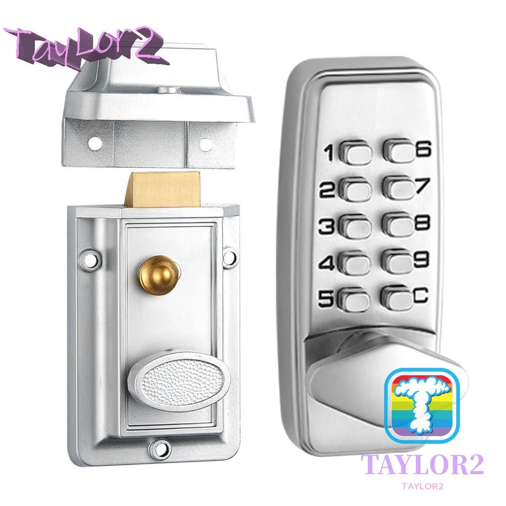 ATAYLOR Smart Lock, Push Button Password Metal Digital Door Lock ...