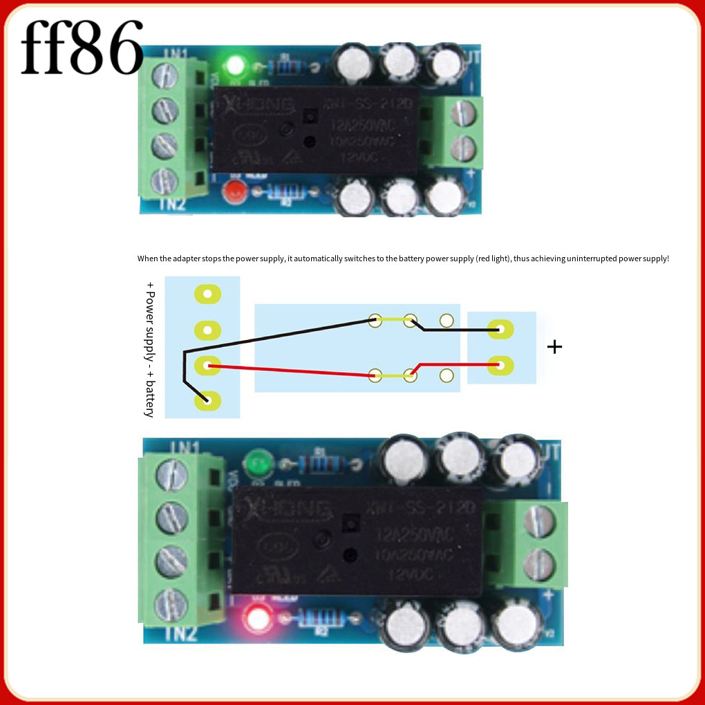 High-power Battery Backup Switching Module For Emergency Situations ...