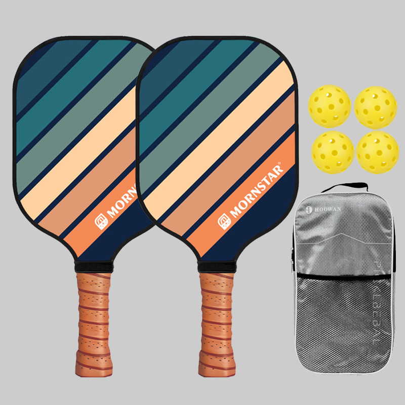 14MM Pickleball Paddles Set,Carbon Fiber Pickle Ball Paddle with ...