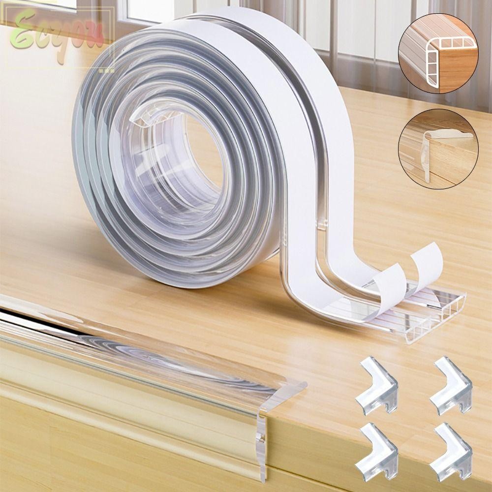 ECYOU Furniture Corner Protector, Transparent Anti Collision Table Edge ...